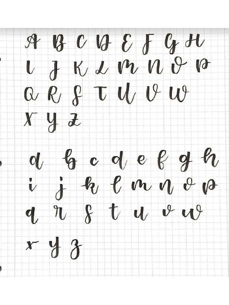 Calligraphy alphabet_imagePDF | PDF
