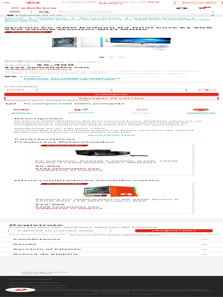 Xtreme PC Amd Radeon r2 Dual Core E1 8gb SSD 240g | PDF | Hardware de ...