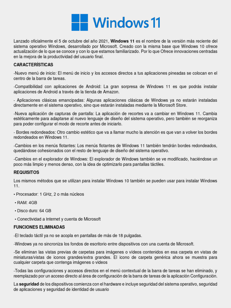 Windows 11 | PDF | Microsoft Windows | Windows 10