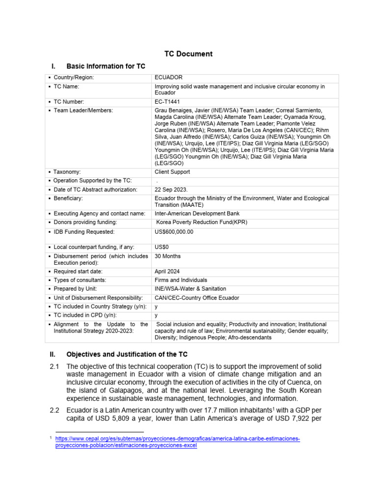 TC Document - Disclosure | PDF | Greenhouse Gas | Climate Change Mitigation