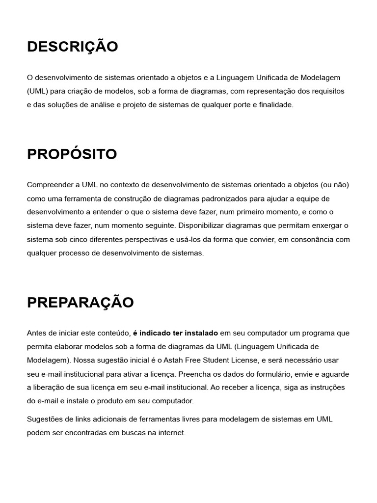 Tema 1 - Conceitos Básicos de Modelagem de Sistemas | PDF | Linguagem ...