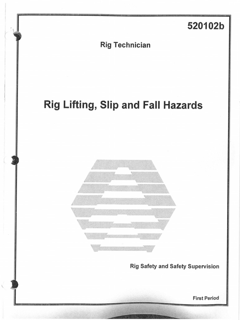 Rig Lifting Slip and Fall Hazards | PDF