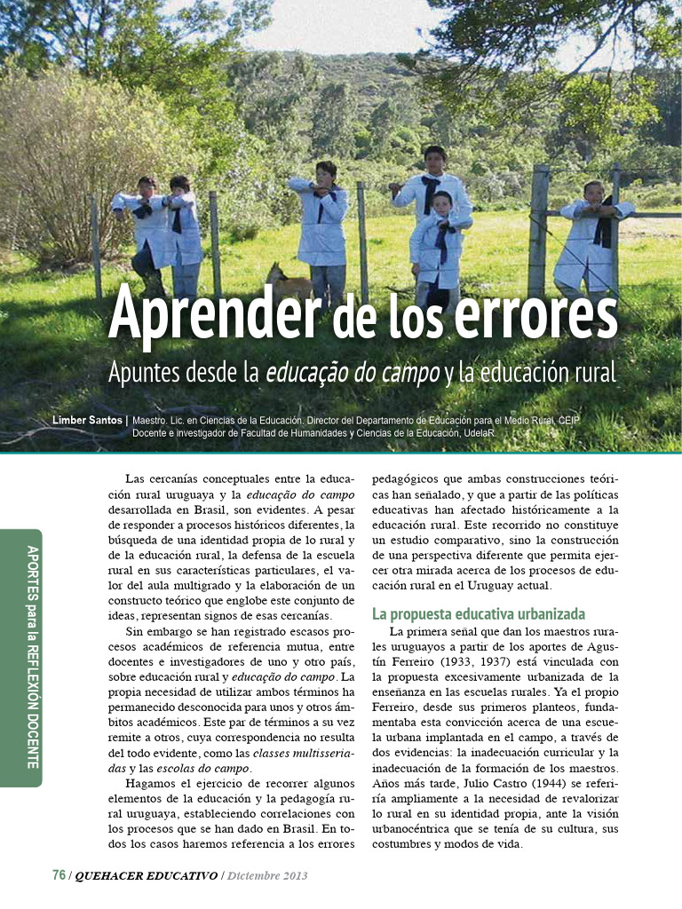 Aprender de Los Errores | PDF | Pedagogía | Enseñando