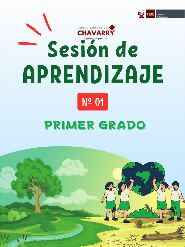 Sesión de Aprendizaje Nº01 - 1er Grado | PDF | Aprendizaje | Evaluación