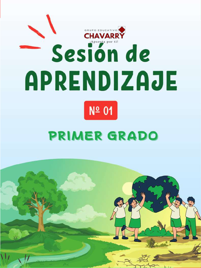 SESIÓN DE APRENDIZAJE Nº01 - 1ER GRADO | Descargar gratis PDF | Aprendizaje | Evaluación