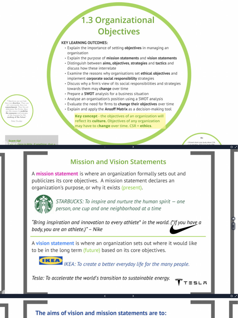 1.3 Organizational Objectives | PDF