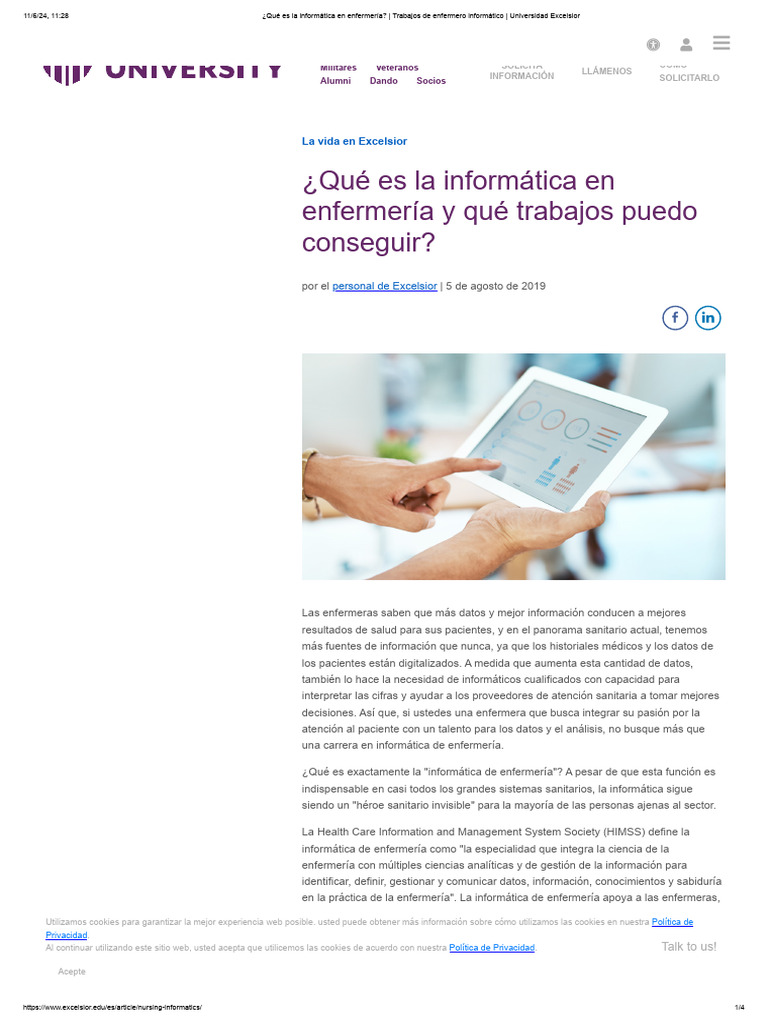 ¿Qué Es La Informática en Enfermería ? - Trabajos de Enfermero Informático. | Descargar gratis ...