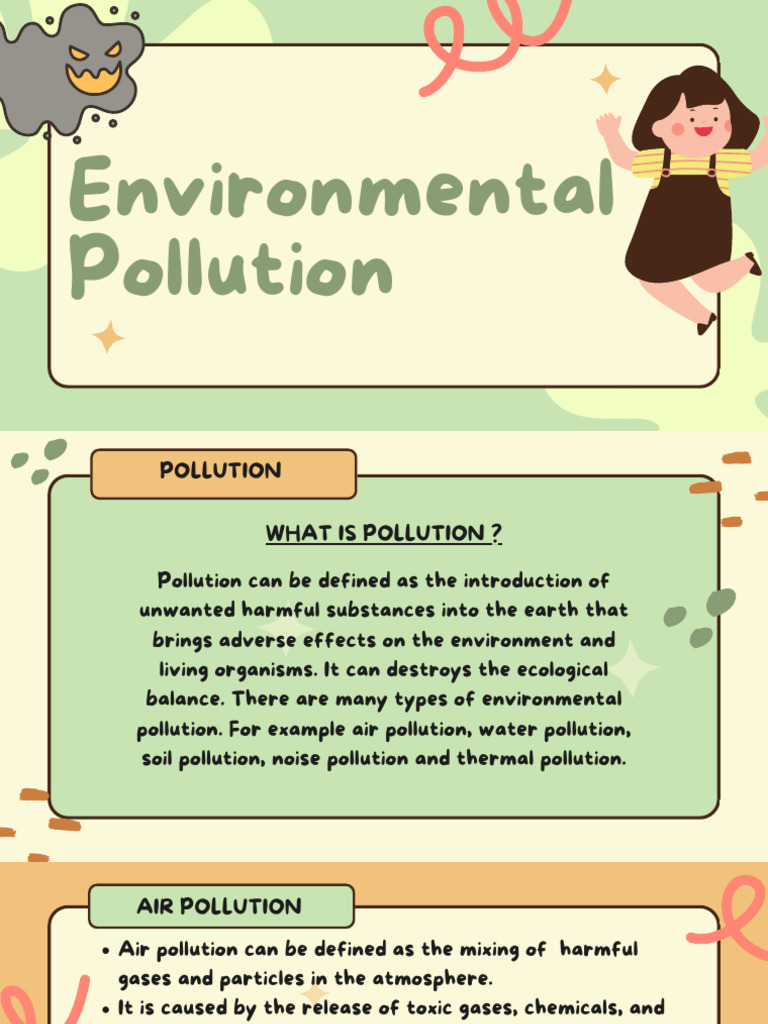 environmental pollution | PDF | Pollution | Water Pollution