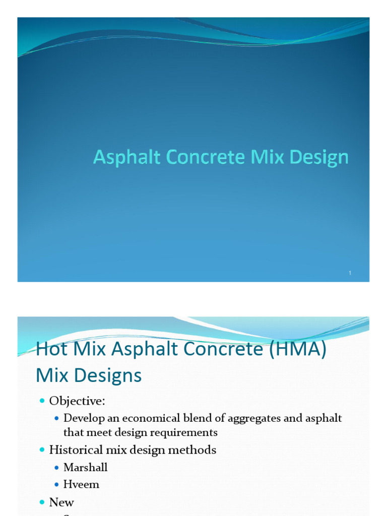 Hot Mix Asphalt Design Methods | PDF | Viscosity | Rheology