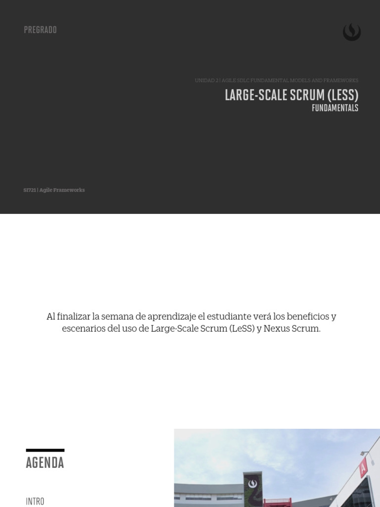 Upc Pre Si721 Large Scale Scrum - v1 | PDF | Scrum (desarrollo de ...