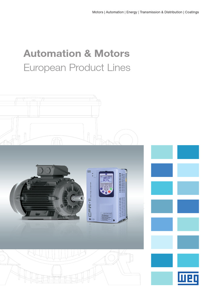 WEG Automation and Motors European Product Lines 50044005 Brochure ...