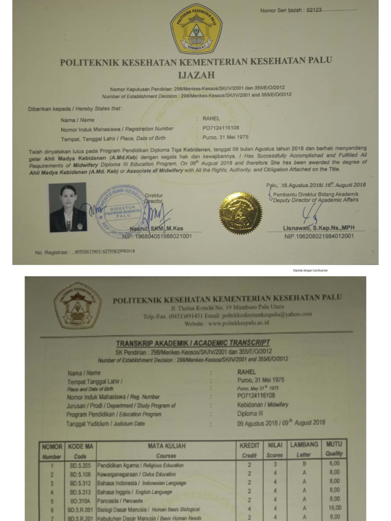 Berkas Rahel Lindu | PDF