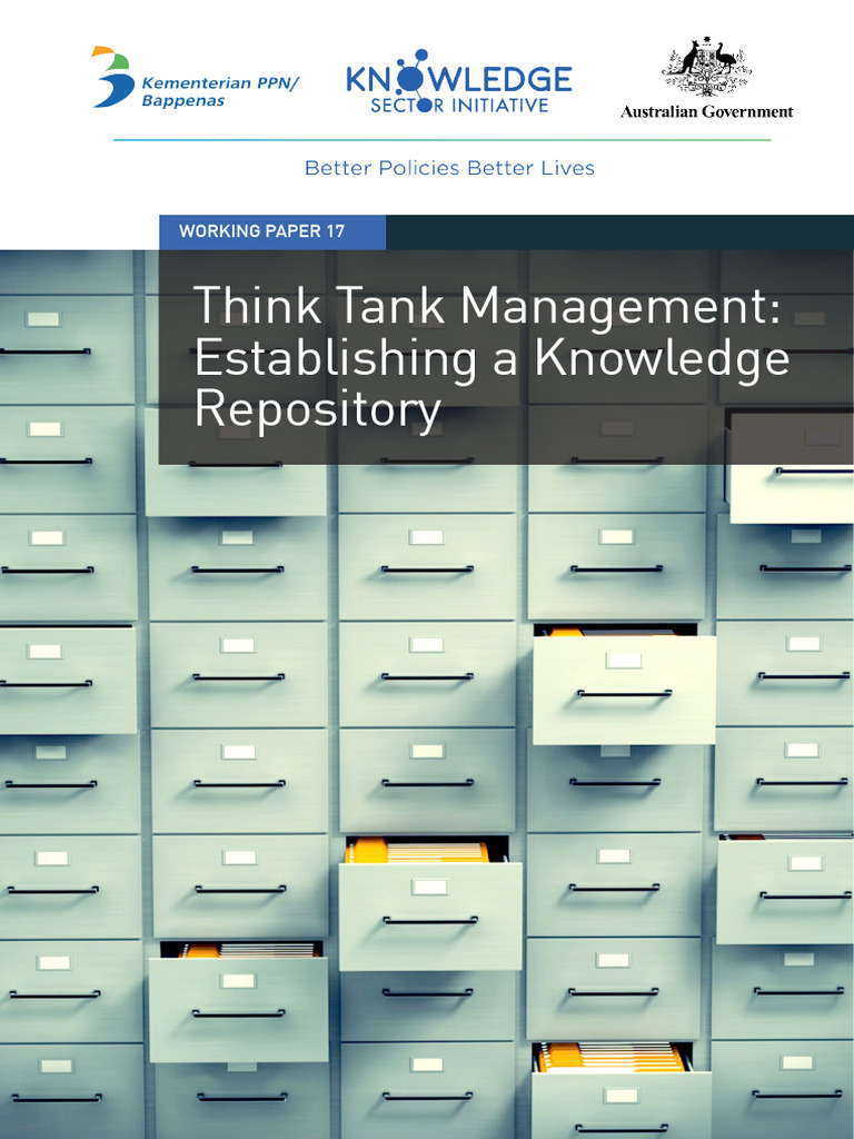 Report Think Tank Management Establishing A Knowledge Repository ...