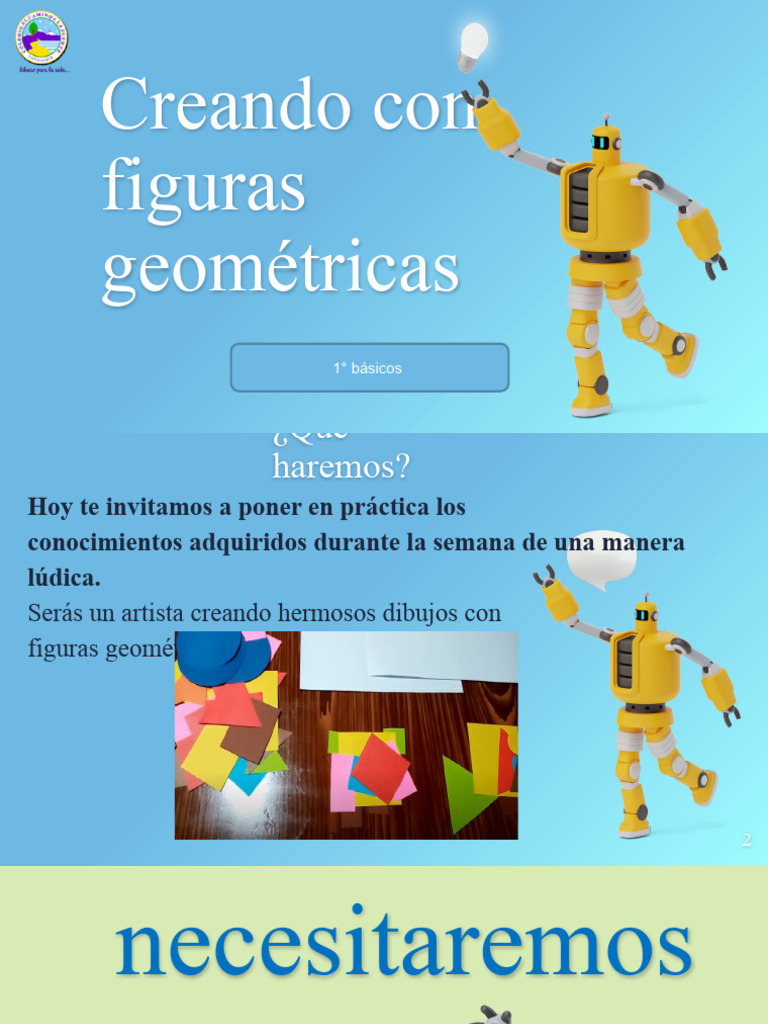 1° PPT Creando Con Figuras Geométricas | PDF | Hogar, jardinería y ...