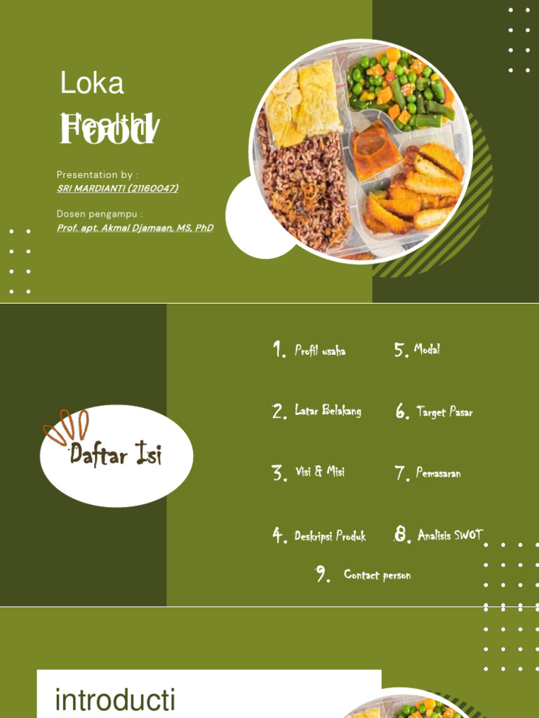 (PPT Business Plan) Sem.7 | PDF | Kesehatan Holistik | Gaya Hidup