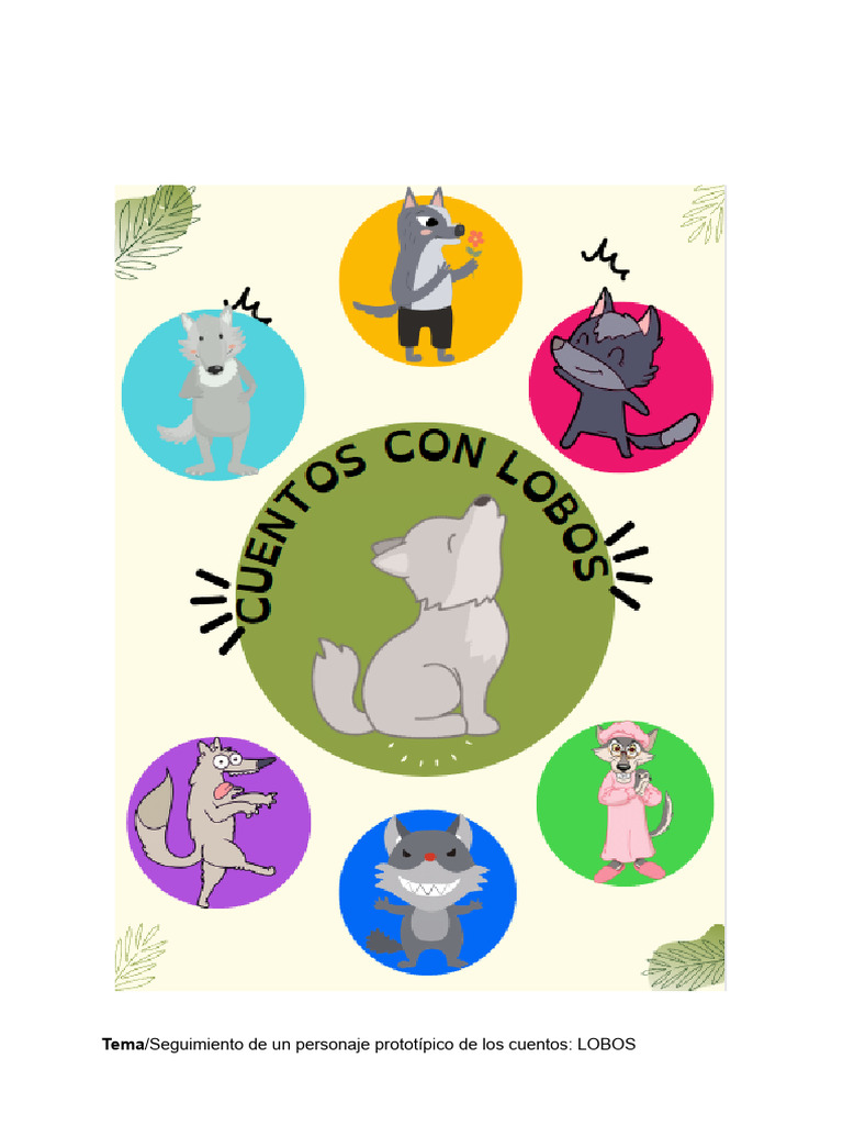 Proyecto - Cuentos Con Lobos | Descargar gratis PDF | Caperucita Roja | Cuentos