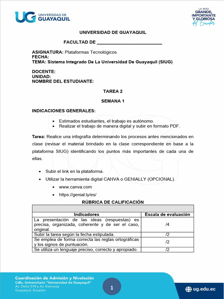 Tarea U1-Clase 2-S1 | PDF