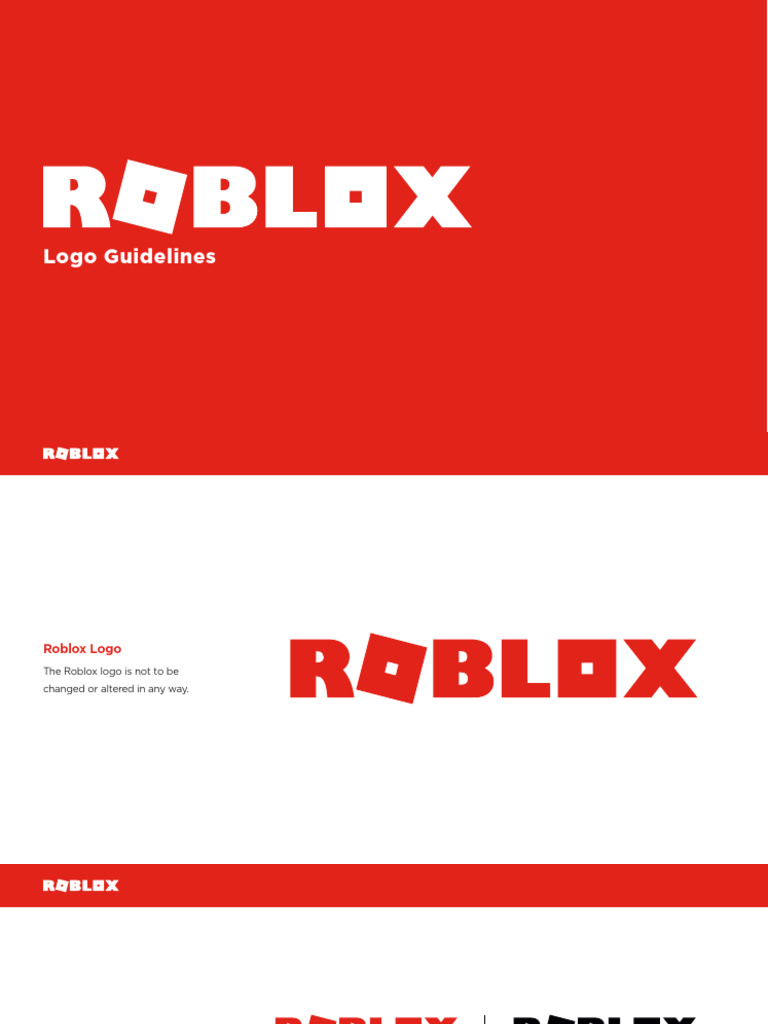 Roblox Logo Guidelines | PDF