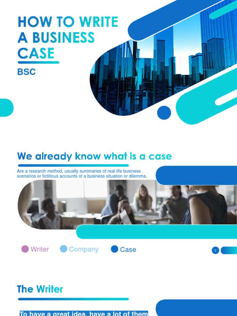 How To Write A Business Case VF | Download Free PDF | Information | Experience