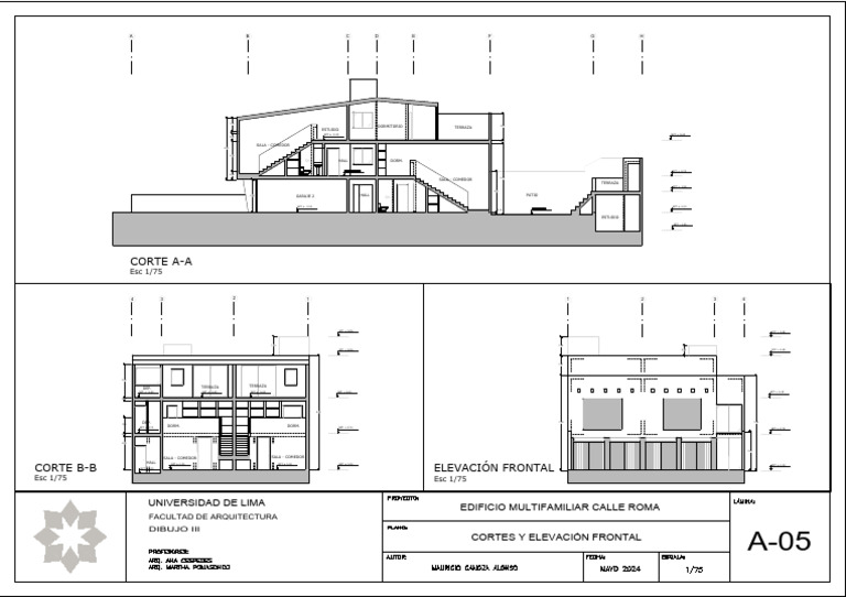 Planos Edificio Multifamiliar | PDF