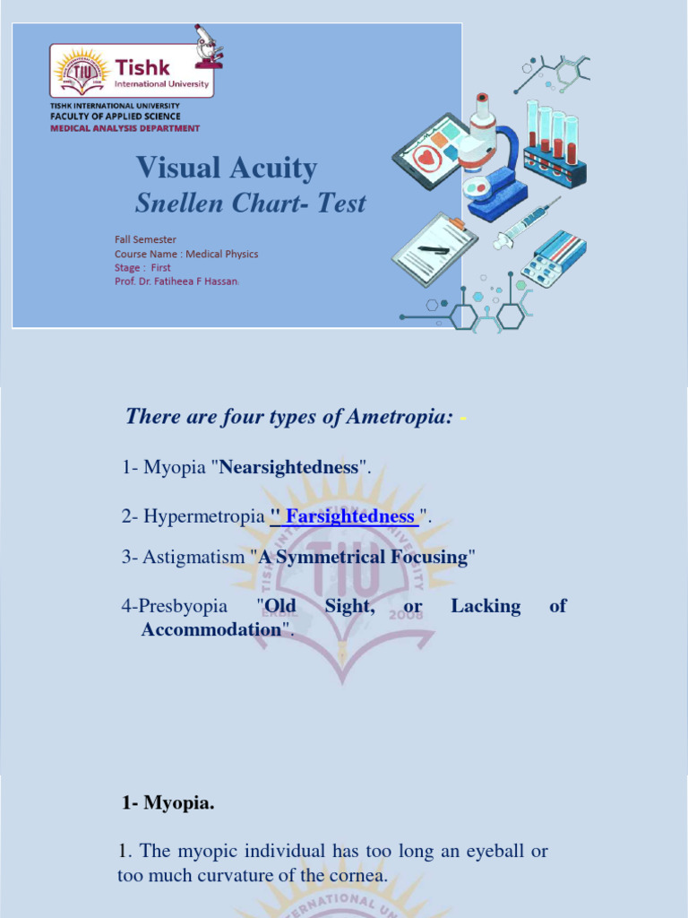 Lab.3 Visual Acuity | PDF