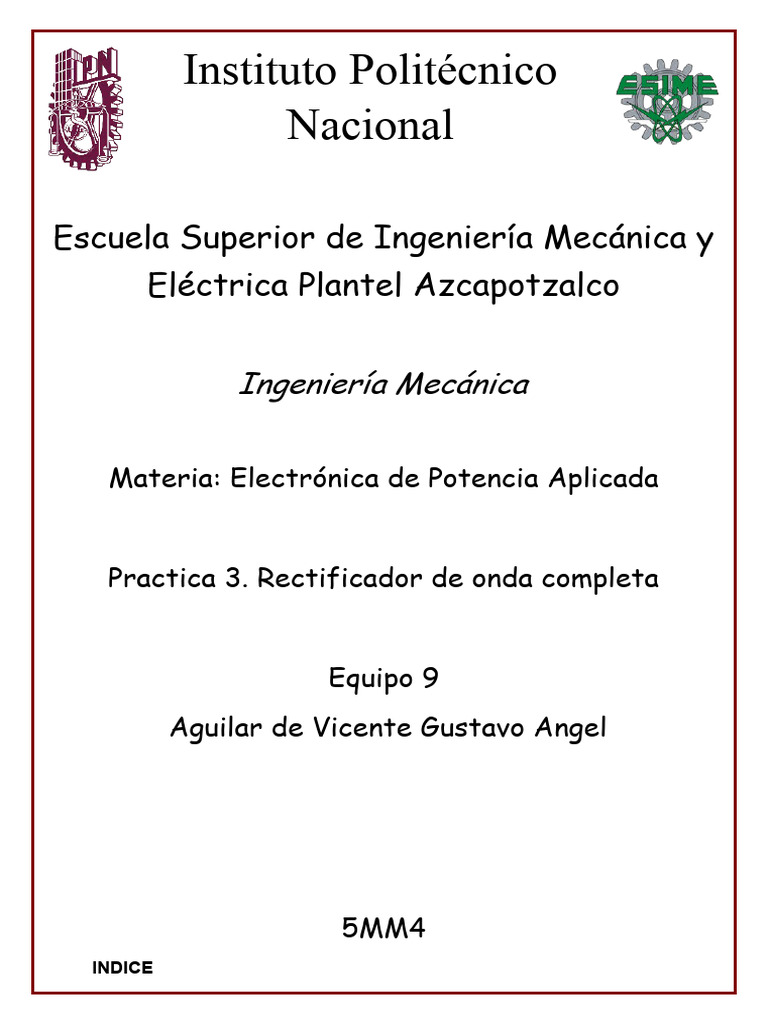 Practica 4 Fuente de CD | PDF | Rectificador | Fuente de alimentación