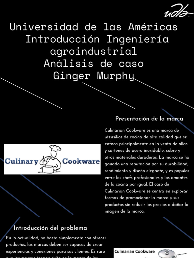 Análisis de Caso Culinarian Cookware | PDF | Marca | Producto (Negocio)