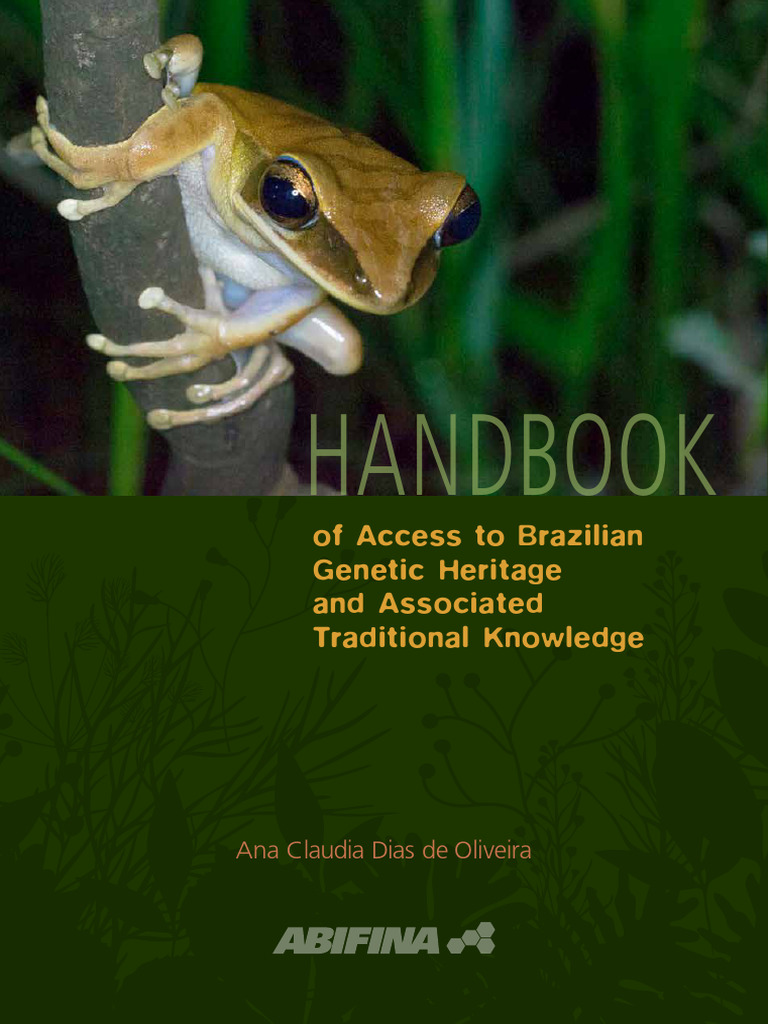 Handbook of Access To Brazilian Genetic Heritage and Atk Lancamento ...