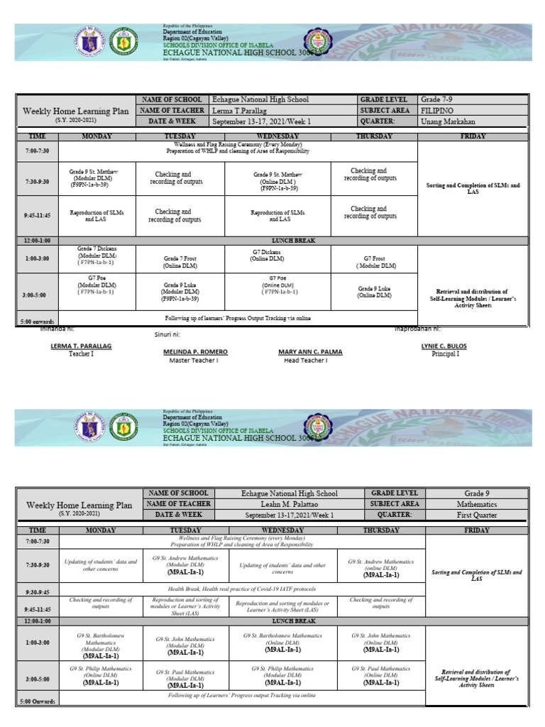 Q1 Week1 WHLP Lerma | PDF | Behavior Modification | Philippines