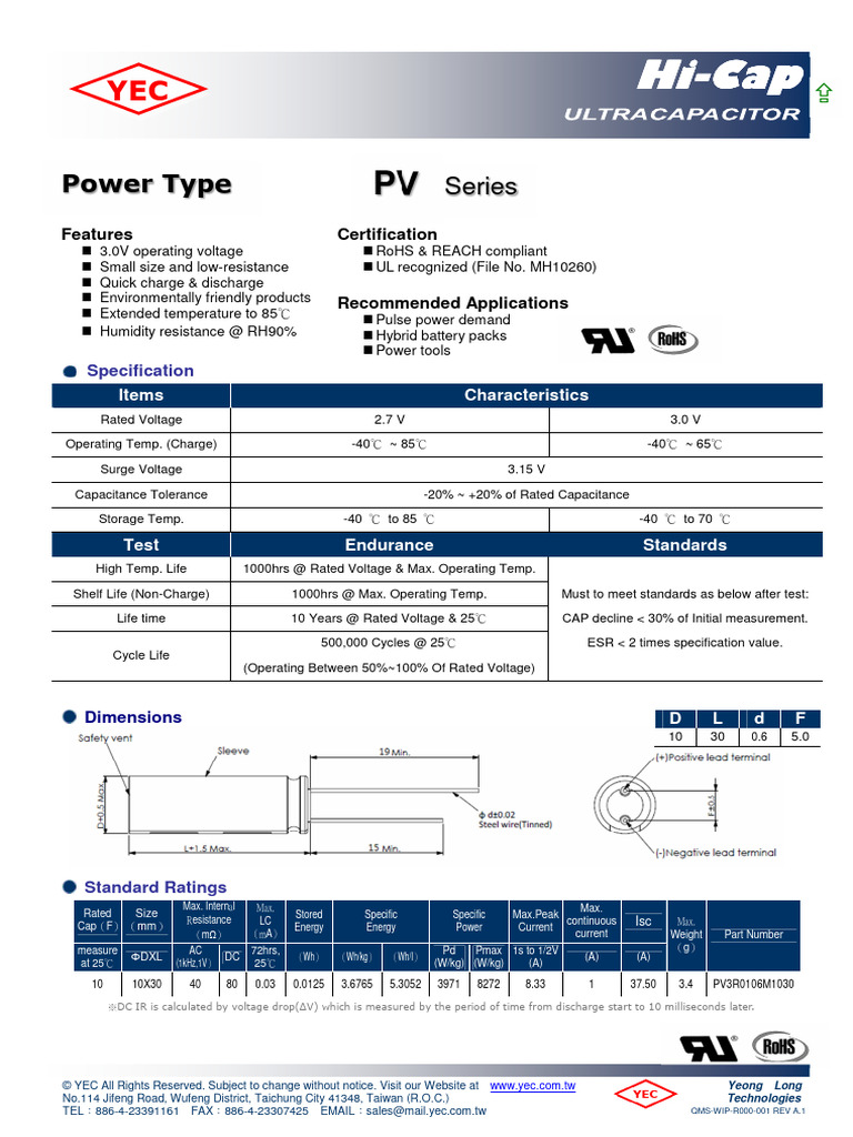 Yec PD - 40 - PV3R0106M1030 | PDF | Electricity | Electrical Engineering