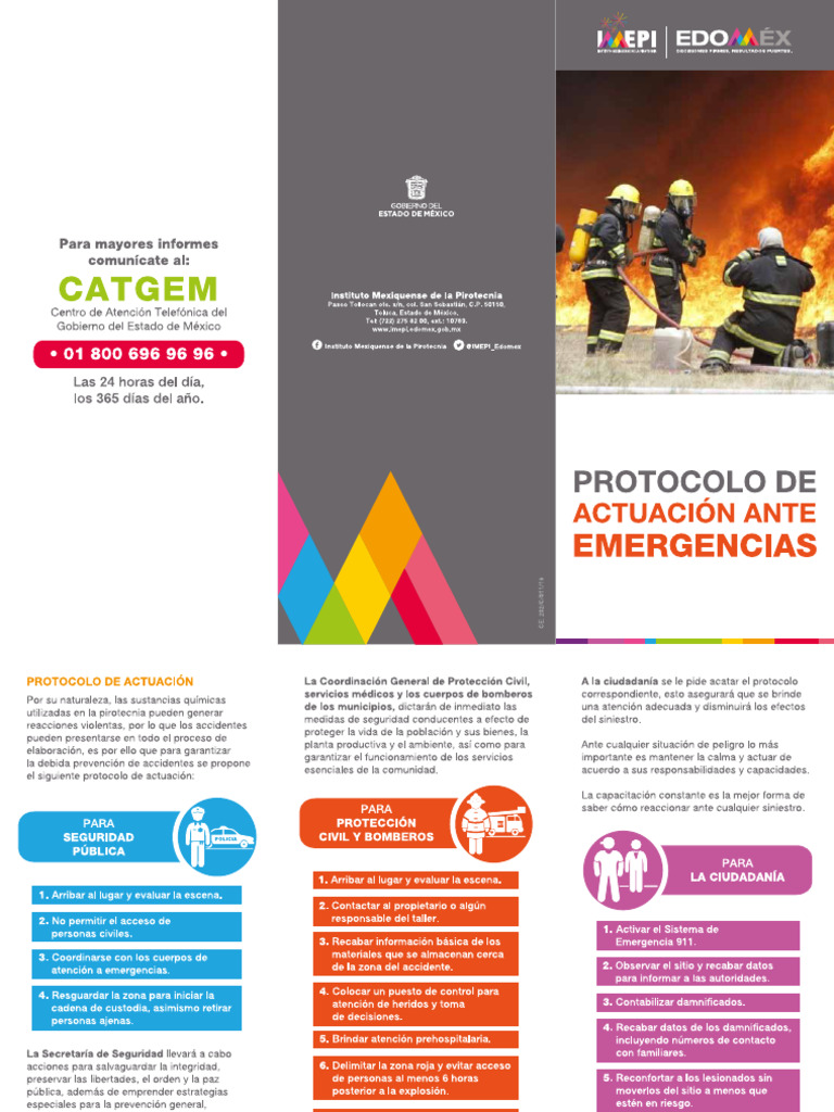 Triptico - Protocolo de Actuación 2019 CURVAS | PDF