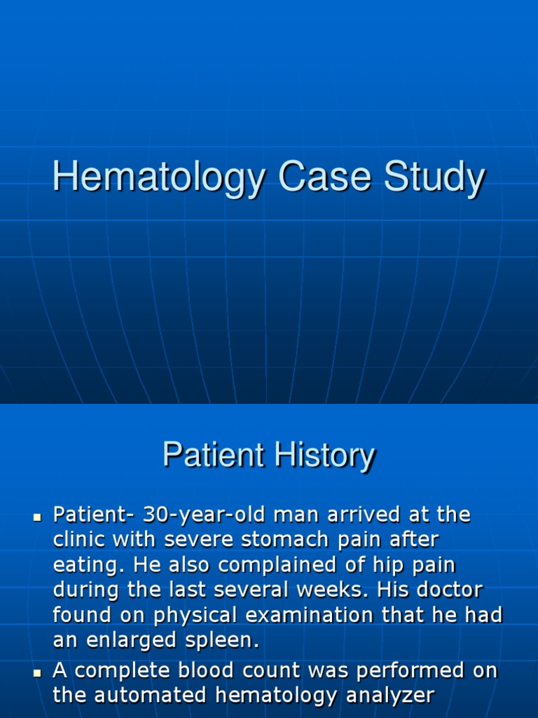 Chronic Granulocytic Leukemia Case Study | PDF | White Blood Cell ...
