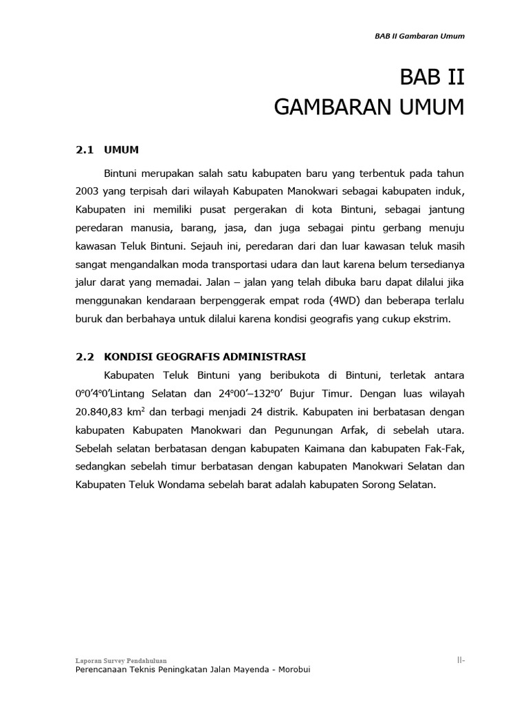 Bab 2 Gambaran Umum | PDF