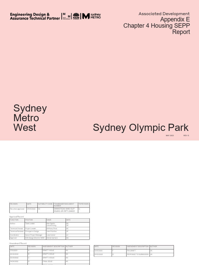 SEPP 65 Compliance Report for Sydney OSD | PDF | Environmental Impact ...