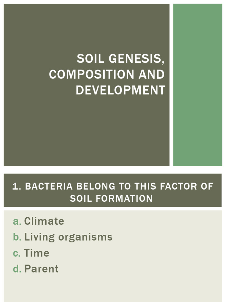 Principles of Soil Science Mock Exam | Download Free PDF | Soil ...