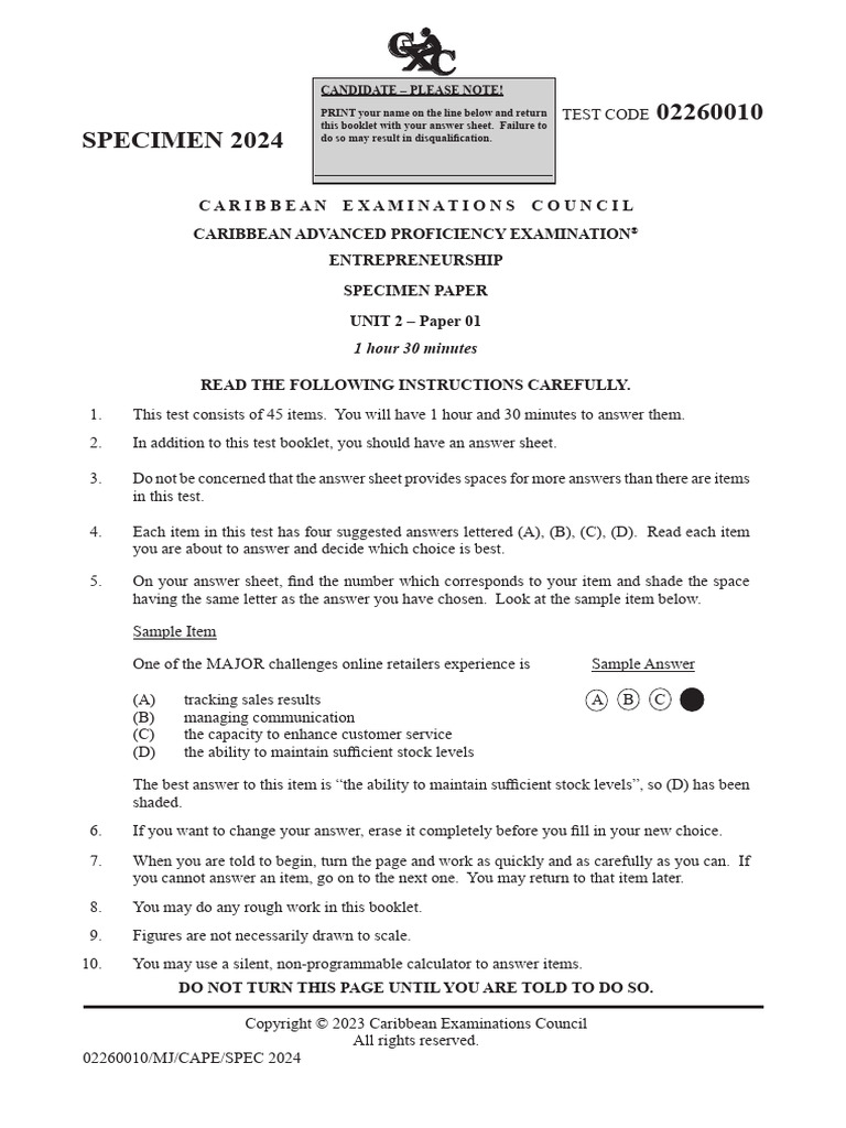 2024 Spec P1 Pdf Venture Capital Corporate Finance