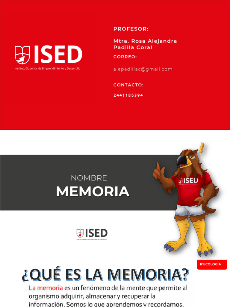 Presentacion - Ised - Memoria | PDF