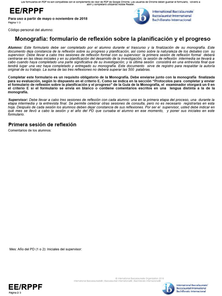 EE-RPPF-Formulario de Reflexión Octubre 2023 | Descargar gratis PDF | Informática | Software