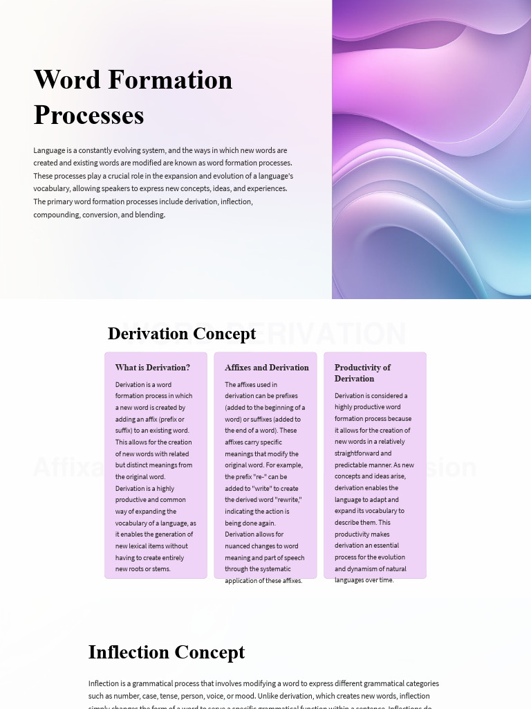 Morphology Aryati UTS | PDF | Word | Adjective