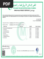 Template Halal Declaration | PDF