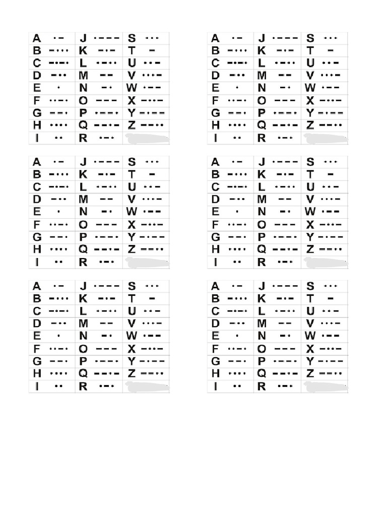 Codigo Morse | PDF