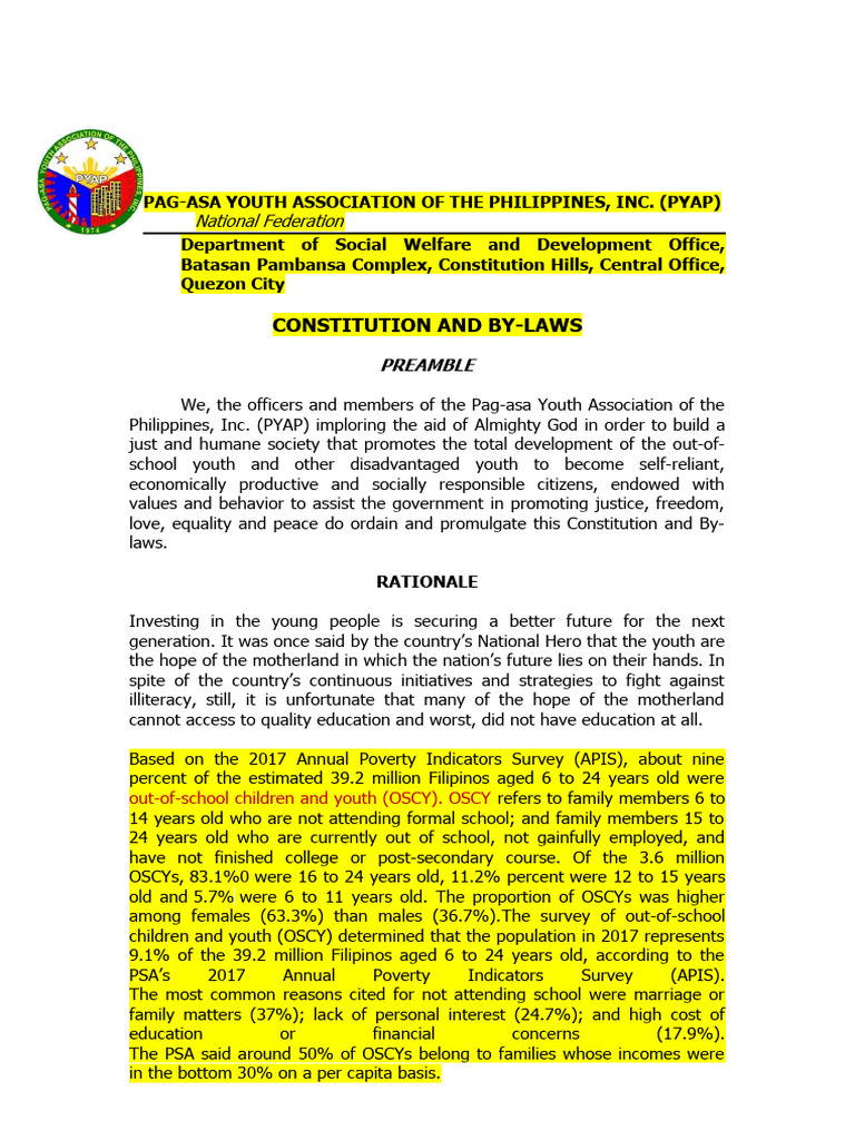 Revised PYAP CBL | PDF | Board Of Directors | Presidents Of The United ...