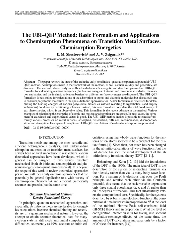 Exercicio 11 - Material Apoio 2 | PDF | Density Functional Theory | Ab Initio Quantum Chemistry ...