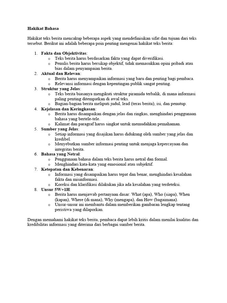 Teks Berita Kelompok 8 | PDF