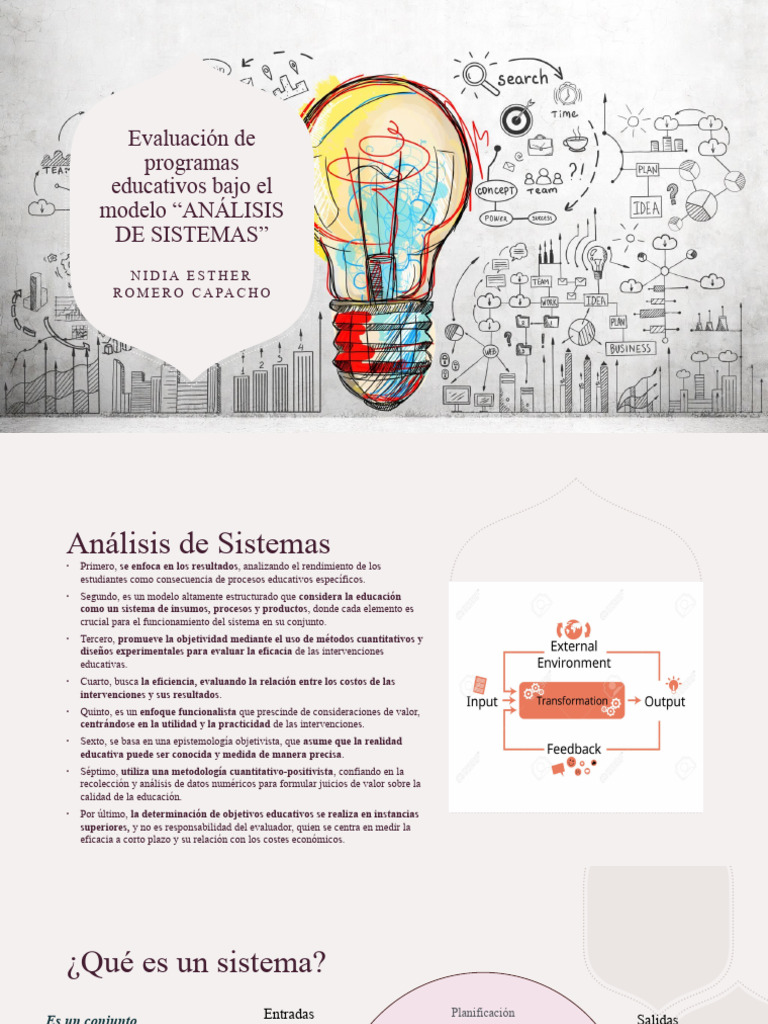 Evaluación De Programas Educativos Bajo El Modelo Pdf Evaluación 3271