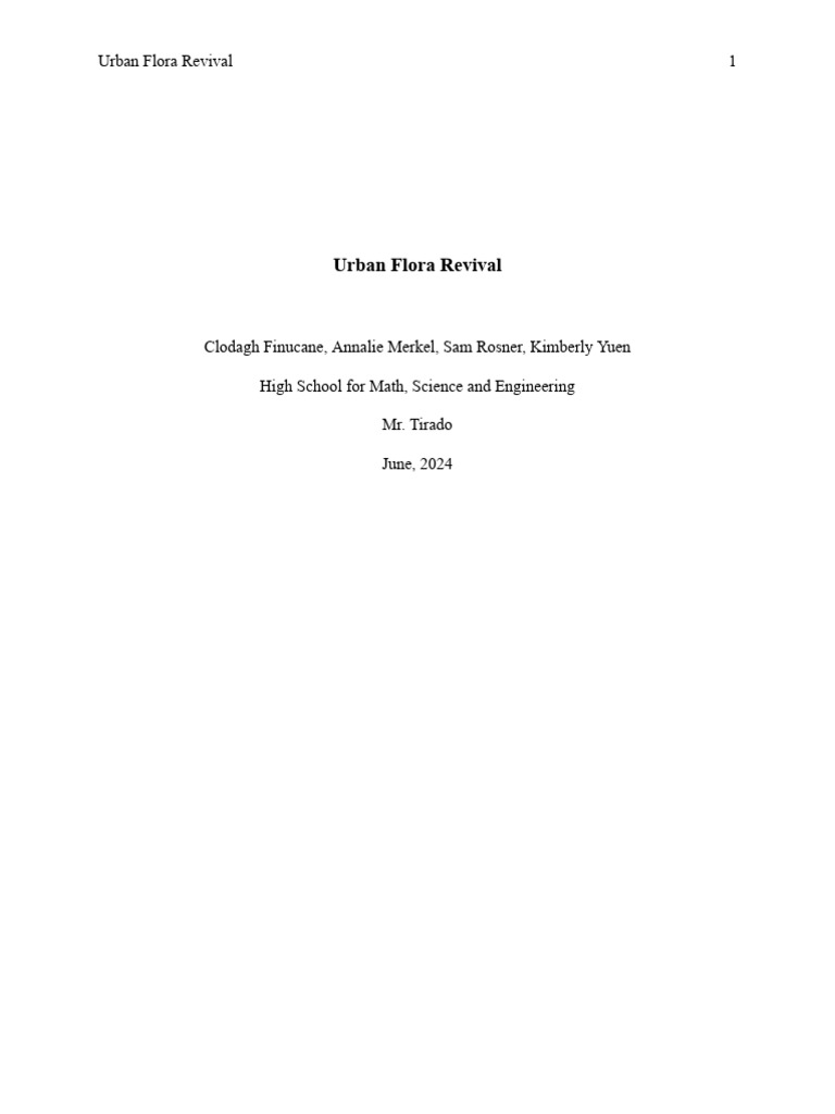 apes research paper - native plants | PDF | Invasive Species | Ecosystem