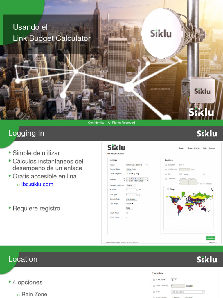Using The Link Budget Calculator v2 | PDF