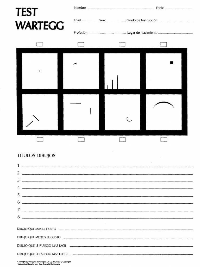 Prueba Wartegg | PDF