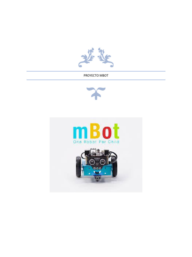 Proyecto Mbot 10,11 | PDF | Ingeniería Informática | Ciencias de la Computación
