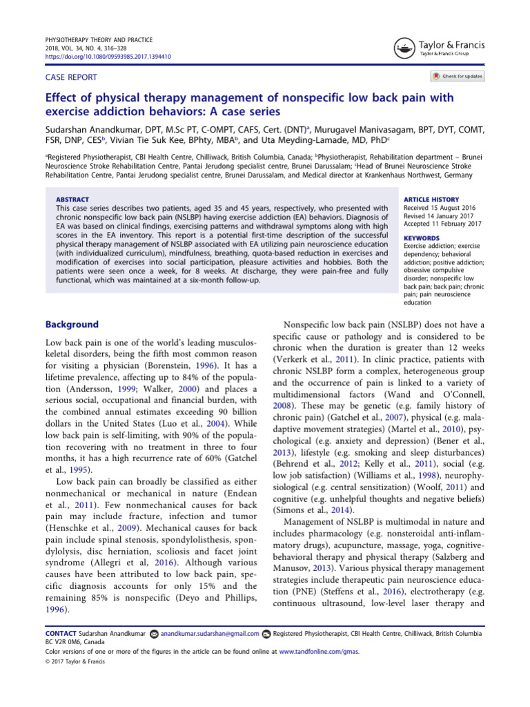 Retrieve | PDF | Physical Therapy | Pain